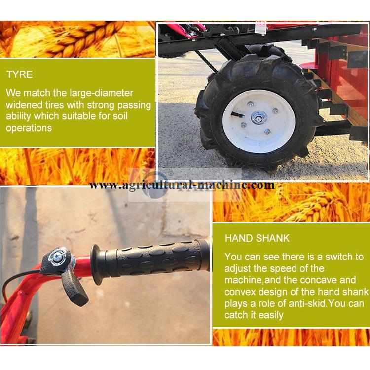 Máquina económica de corte, secado y encuadernación de trigo y arroz