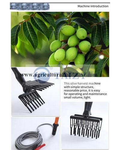 Electric Olive Picking Machine Nut Fruit Picker