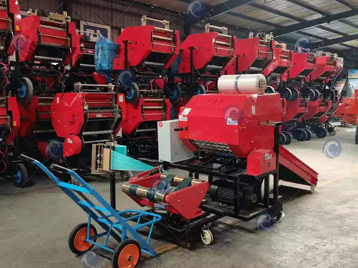 Full-Automatic Silage Baler Machine Forage Baling Equipment