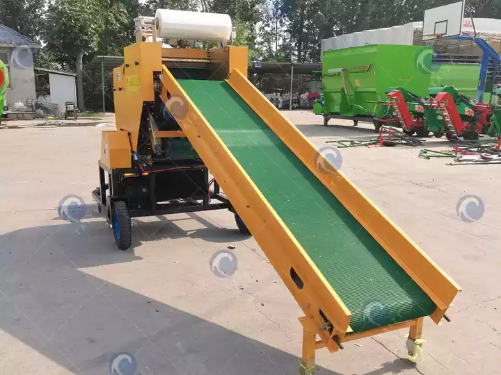 Full-Automatic Silage Baler Machine Forage Baling Equipment