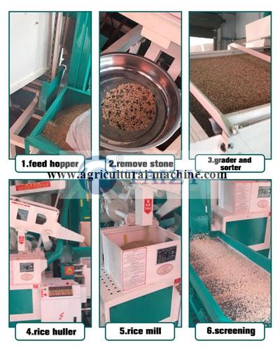 Rice milling plant machine / rice huller / hulling rice
