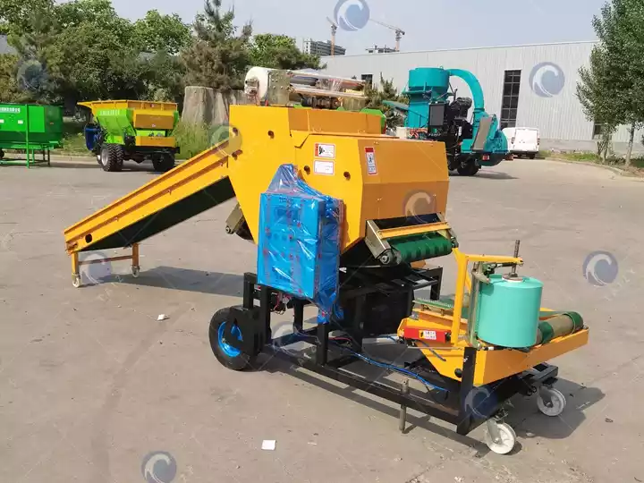 Full-Automatic Silage Baler Machine Forage Baling Equipment