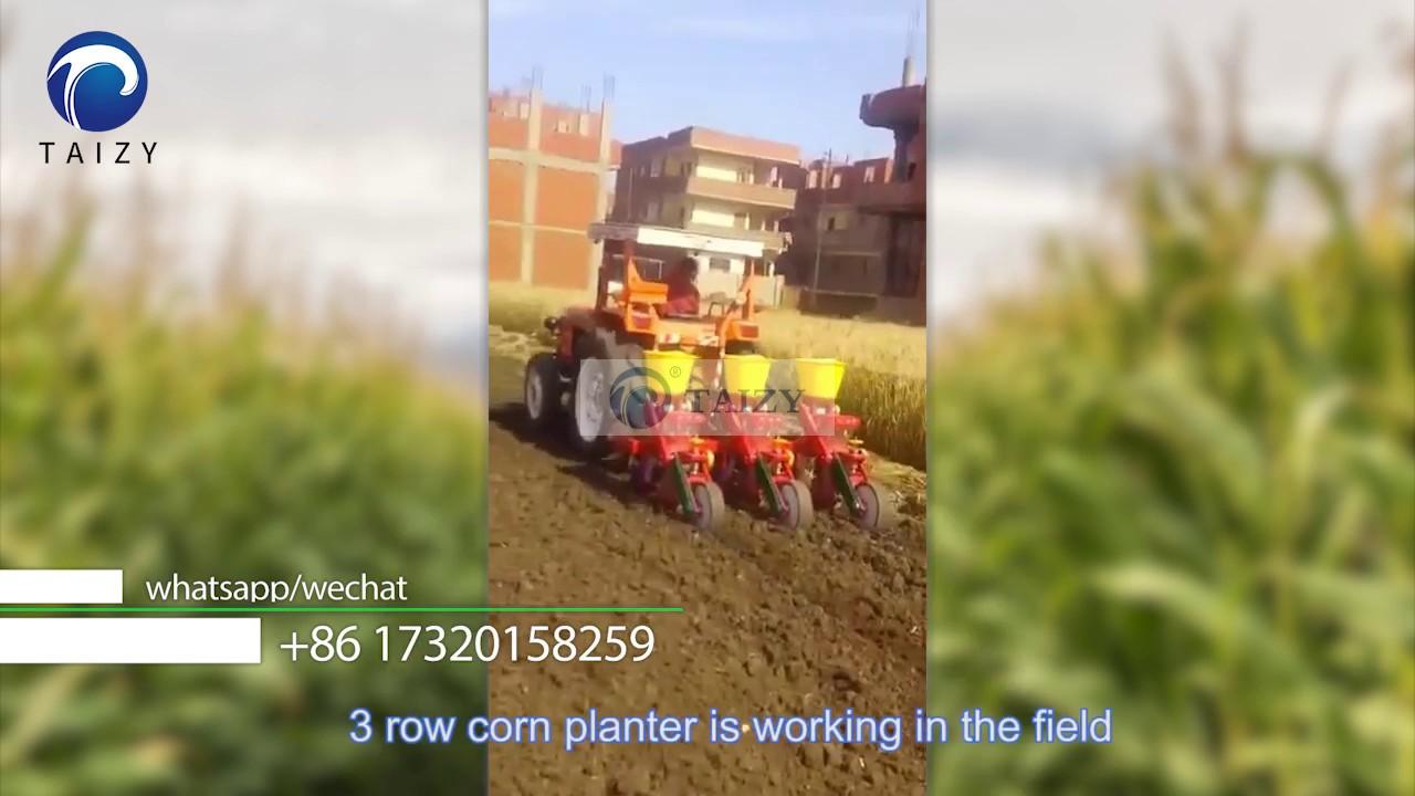 Tractor driven maize or corn planter/corn planting machine