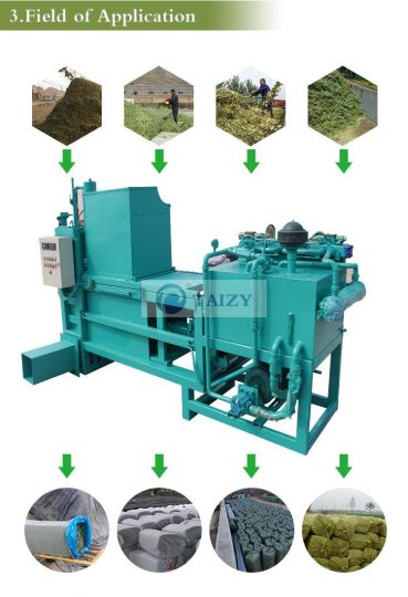 2 Types Efficient Hydraulic Hay Bale Machine With Good Price