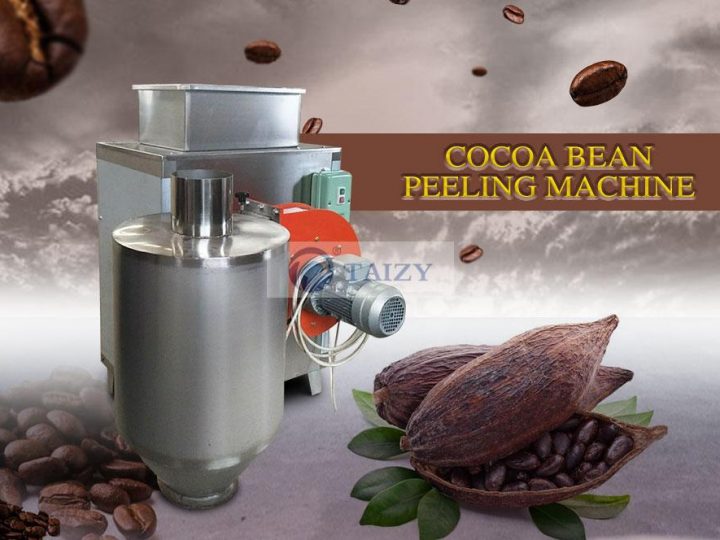 Stainless Steel Cocoa Beans Peeling Machine With Long Service Life
