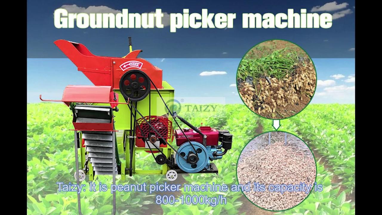 Peanut picker machine