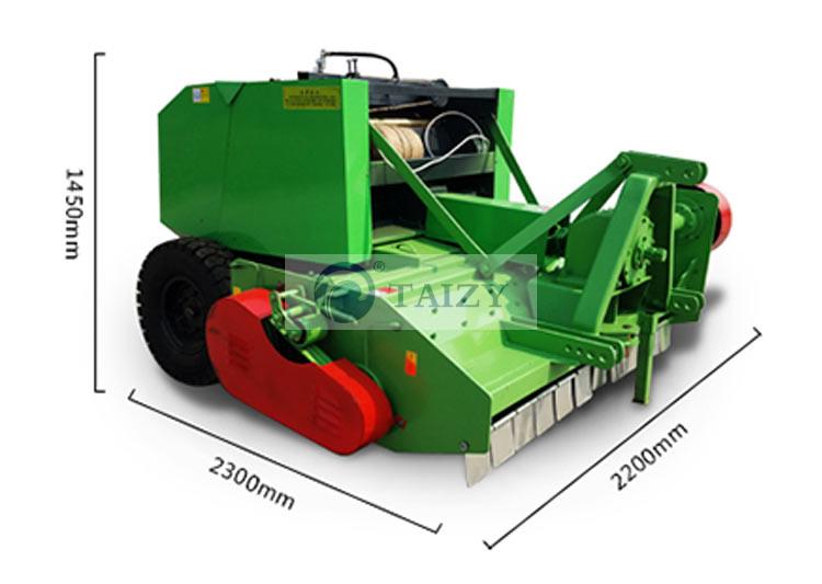Efficient Round Straw Harvester And Baler Machine For Sale