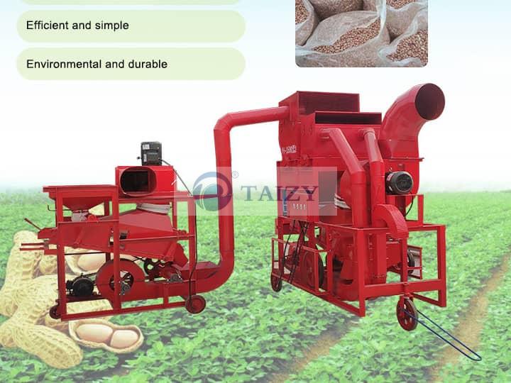 Industrial combined peanut groundnut shelling machine 丨Peanut sheller unit
