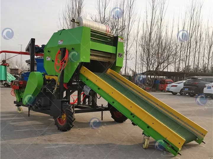 Full-Automatic Silage Baler Machine Forage Baling Equipment
