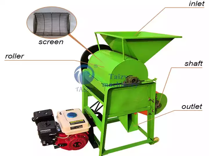 Hot Sale Groundnut Sheller Machine For Peanut Shell Removing