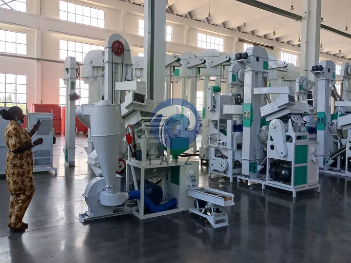 2 Sets Popular Rice Milling Machinery Exported To Nigeria And Customer ...