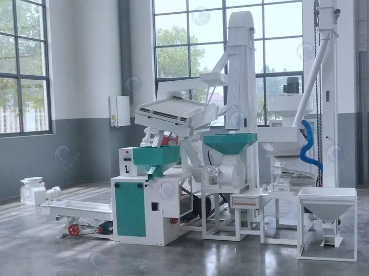 15TPD Small Rice Mill Plant Good Price Raw Grain Processing Equipment