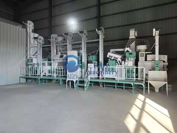 25TPD Affordable Automatic Rice Milling Line With Steel Frame Structure