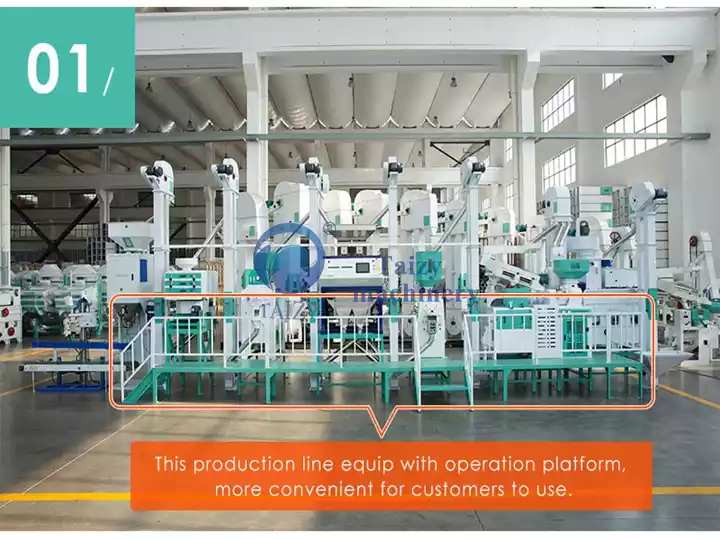 25TPD Affordable Automatic Rice Milling Line With Steel Frame Structure