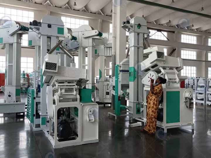 25 And 30TPD Automatic Paddy Milling Line Good Quality White Rice ...