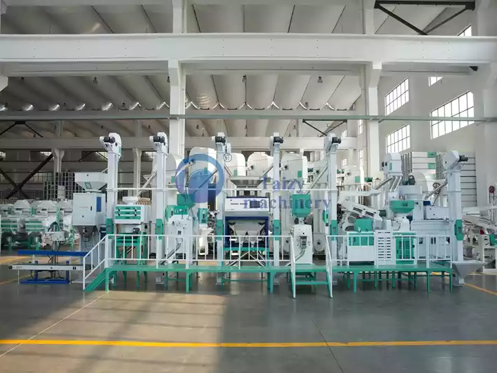 25TPD Affordable Automatic Rice Milling Line With Steel Frame Structure