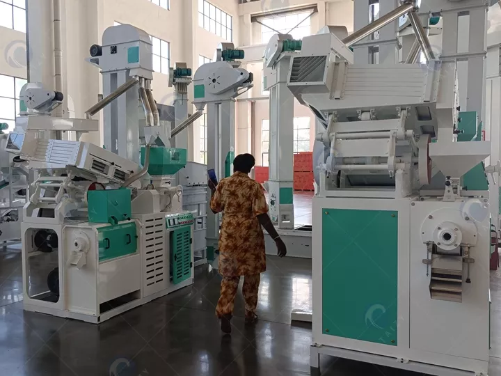 25 And 30TPD Automatic Paddy Milling Line Good Quality White Rice ...