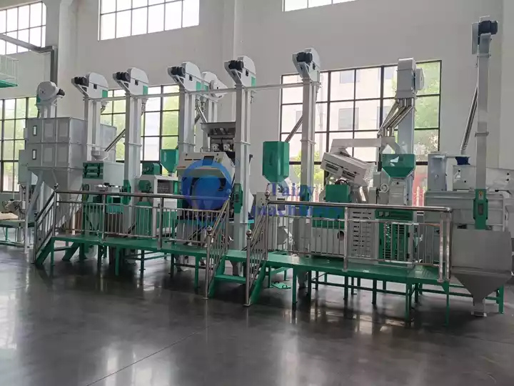 25TPD Affordable Automatic Rice Milling Line With Steel Frame Structure